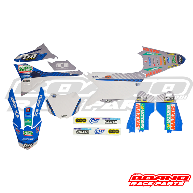 Kit grafiche replica Team TM 2024 TM 4T '22-'24 - TM Boano Factory
